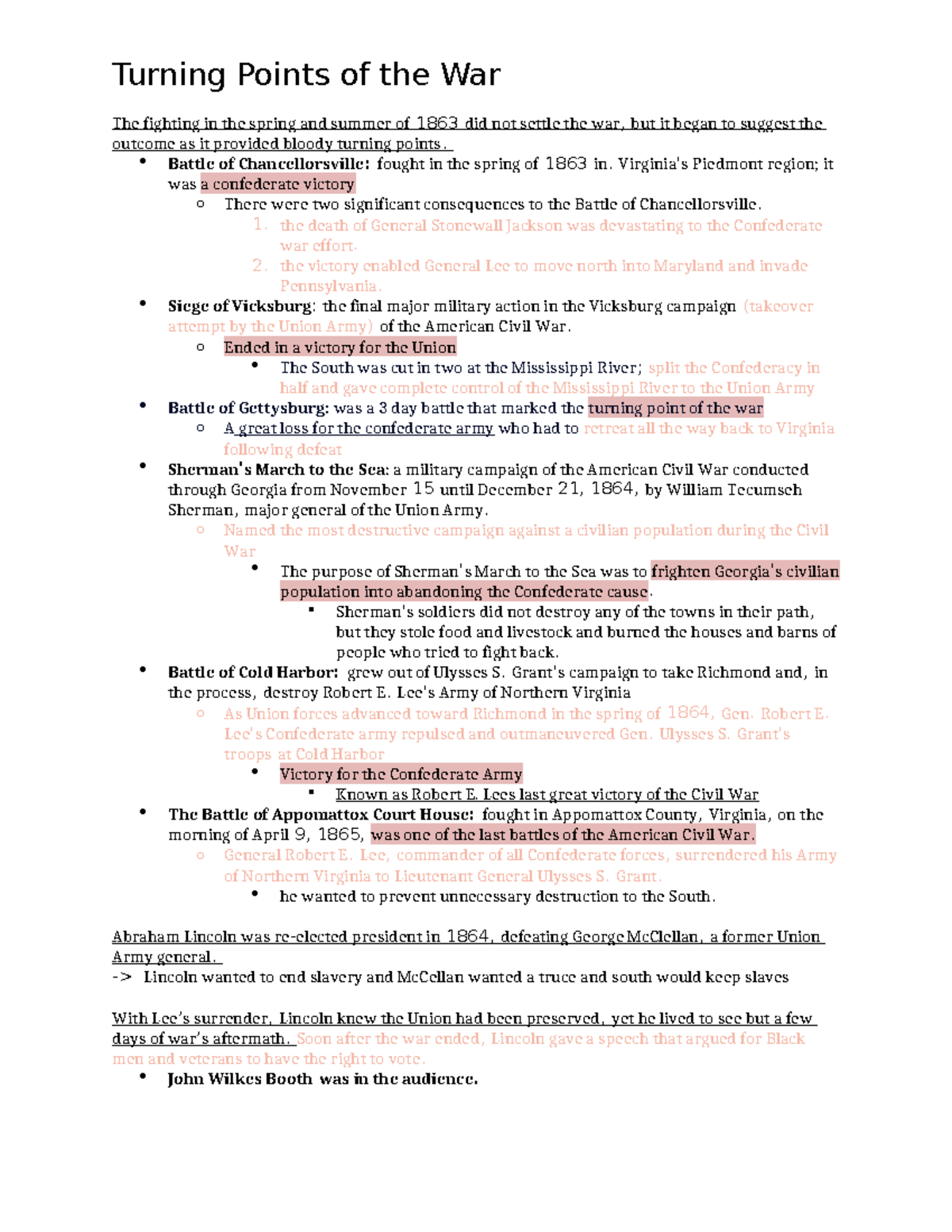 Turning Points of the War - Battle of Chancellorsville : fought in the ...