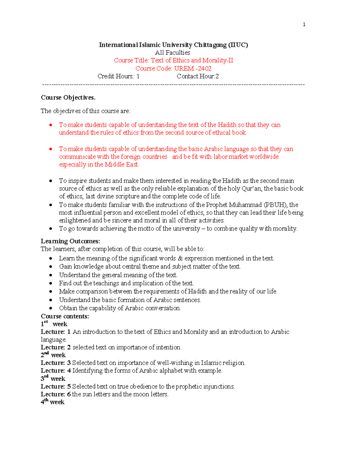 UREM-2402 - UREM - International Islamic University Chittagong (IIUC ...