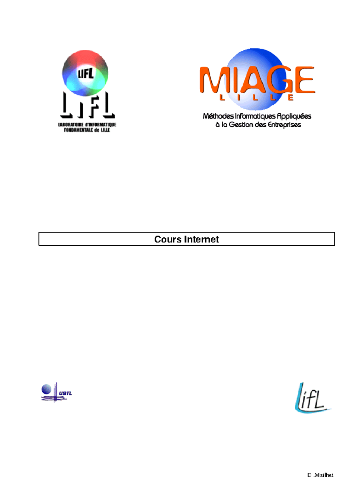 Cours Internet - C2I - D .Mailliet Cours - Studocu