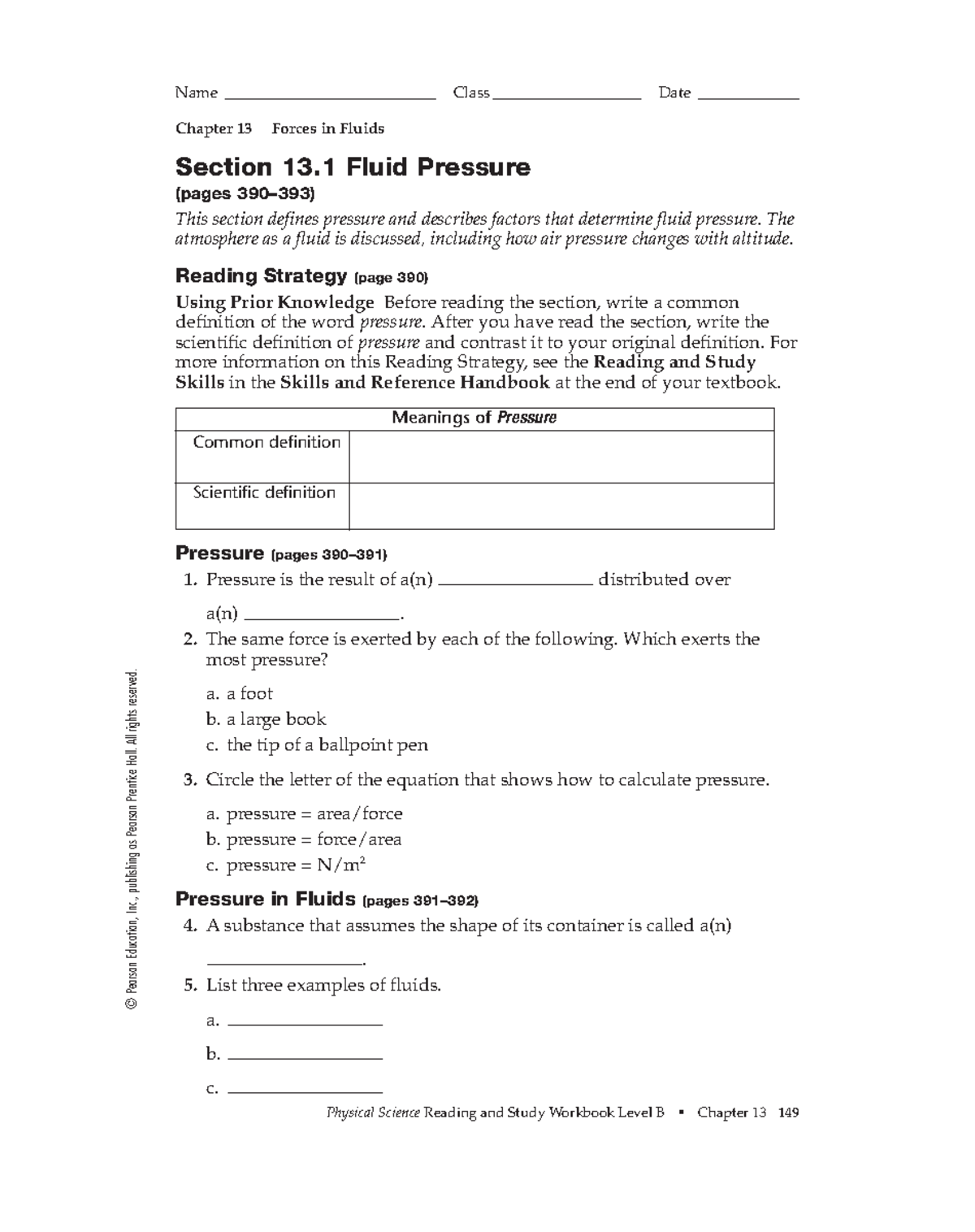 13.1 worksheet - practice material - Name ...