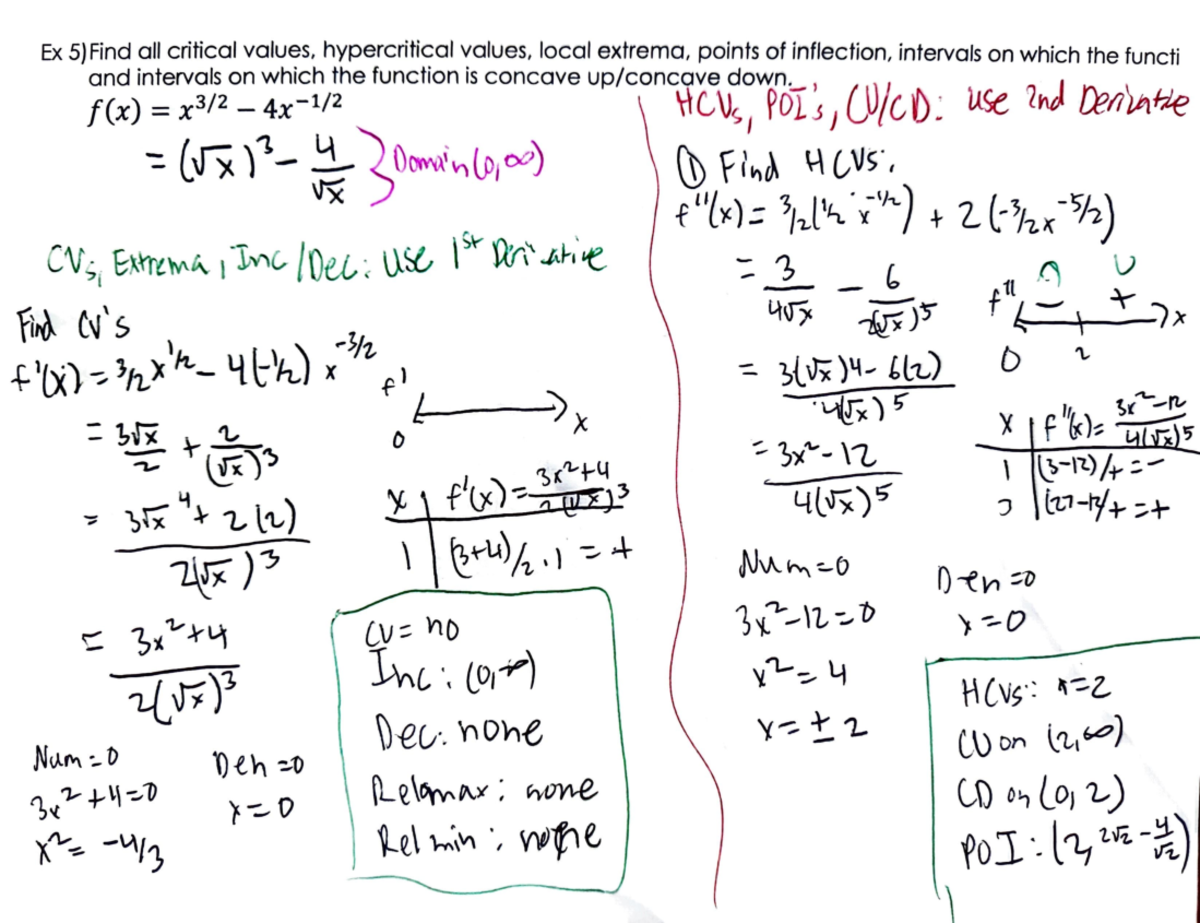 Lecture 18 - Ex 5) Find all critical values, hypercritical values ...