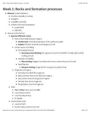 Weathering SE 1 - This is an answer key - Name: Date: Student ...