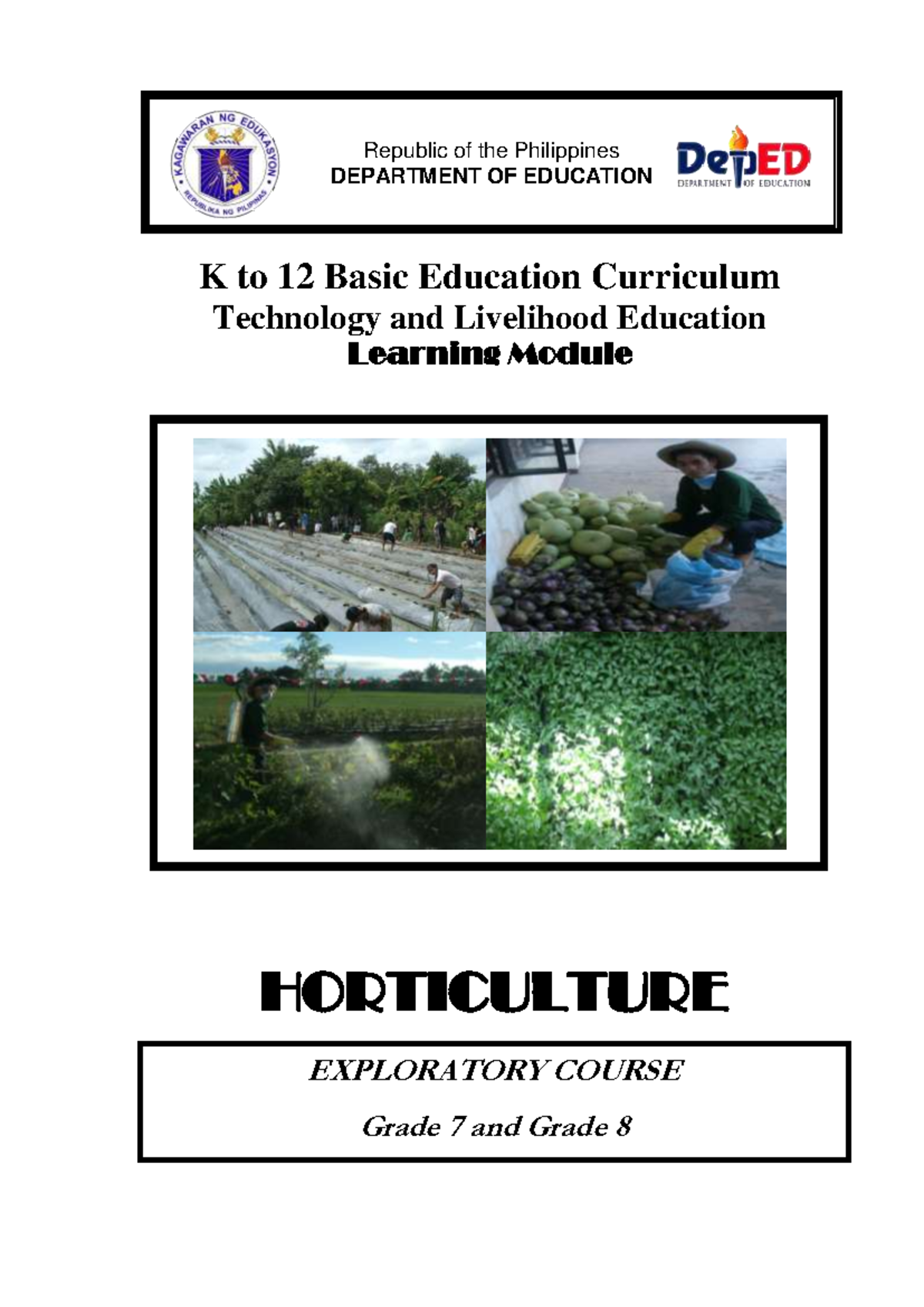 Horticulture lm - Lesson plan - K to 12 Basic Education Curriculum ...