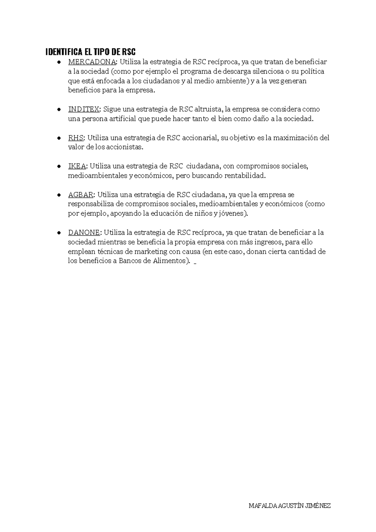 Identifica EL TIPO DE RSC - IDENTIFICA EL TIPO DE RSC MERCADONA ...