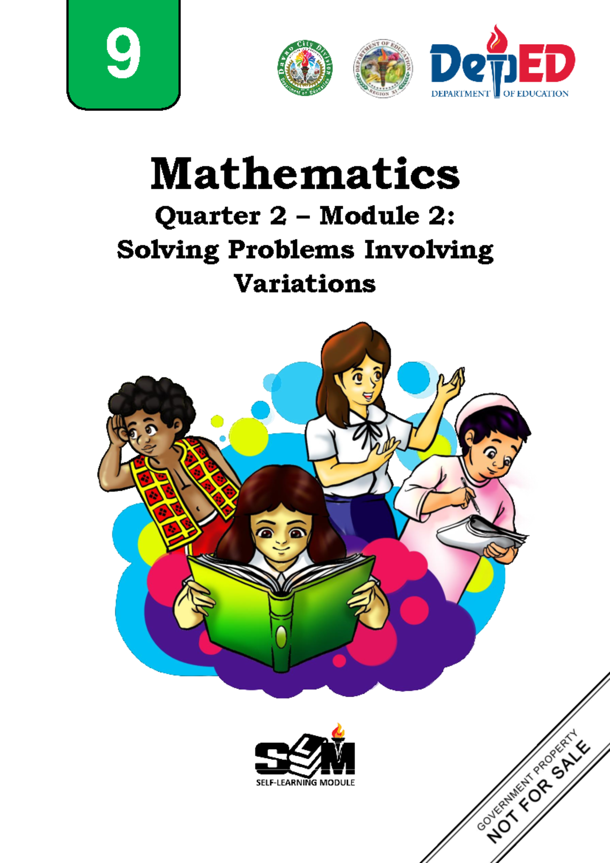 Q2 Mathematics 9 Module 2 - Mathematics Quarter 2 – Module 2: Solving Problems Involving ...