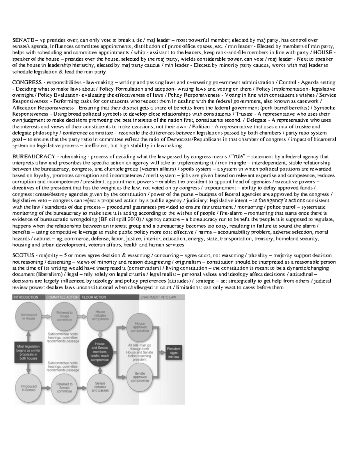 Pols100 exam 2 cheat sheet - SENATE – vp presides over, can only vote ...
