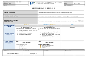 8-Aristotle-Digestive System Lesson Plan - School Year: 2022 – 2023 ...