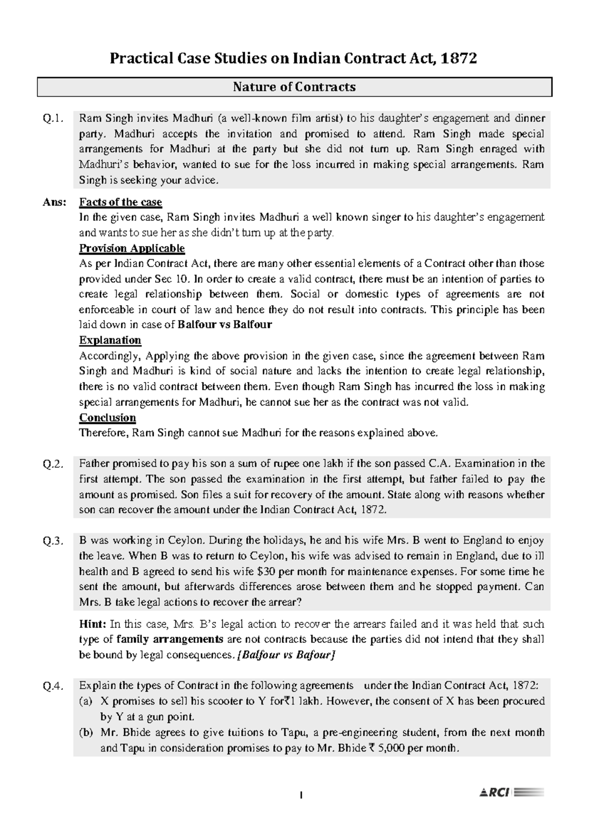 Contract Act practicals upto Ch.5- Updated-1 1210266 2023 09 25 13 39 ...