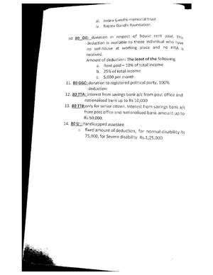 Income tax - Income Tax and GST - Studocu