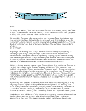 Kabanata 3 - Buhay at Kabataan ni Rizal - Part 1 - KABANATA III: Buhay ...