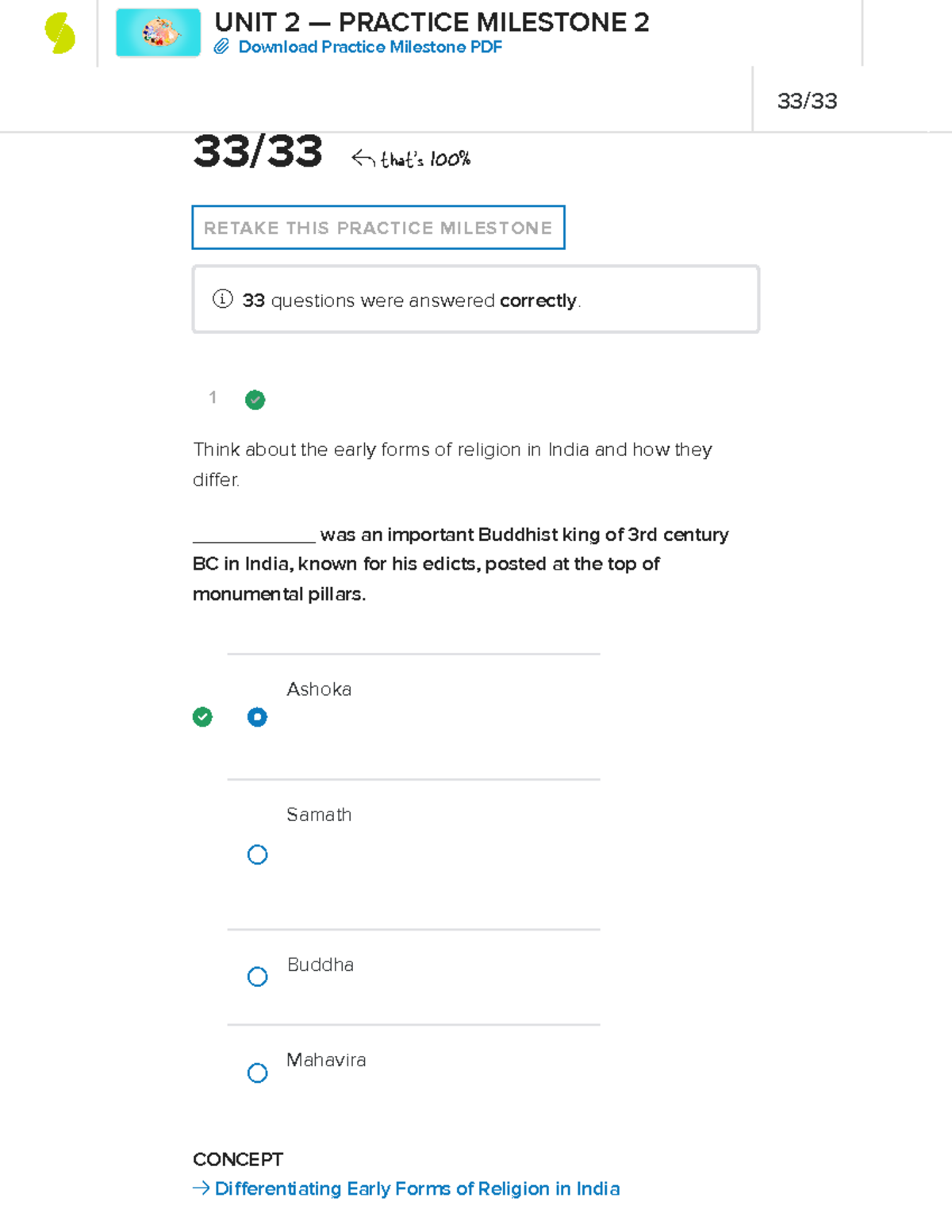 Ibra- practice -MS Unit 2 - 1 CONCEPT → Differentiating Early Forms of ...