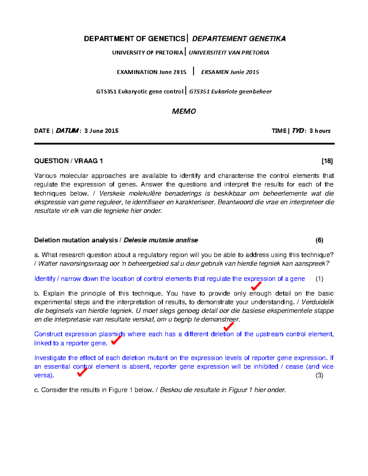 Exam June 2015 MEMO - Exam June 2015 MEMO.Exam June 2015 MEMO.Exam June ...