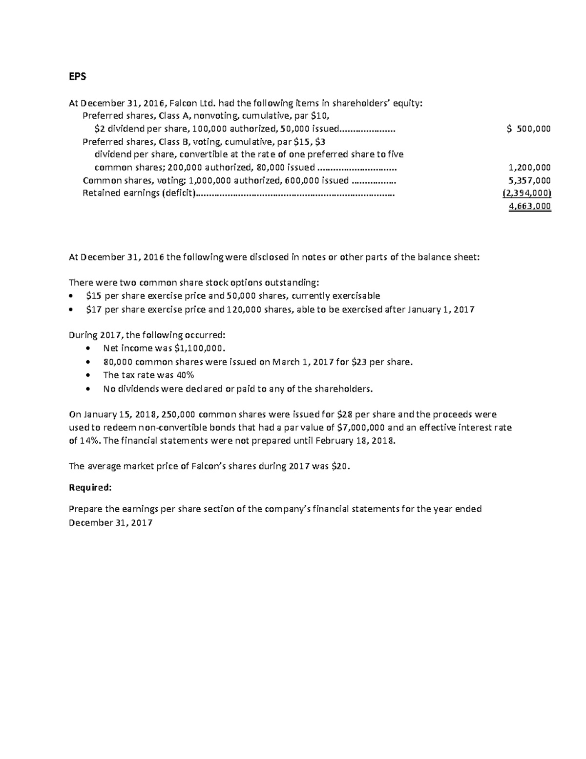 EPS Review Question - Practice material to use for studying and getting ...