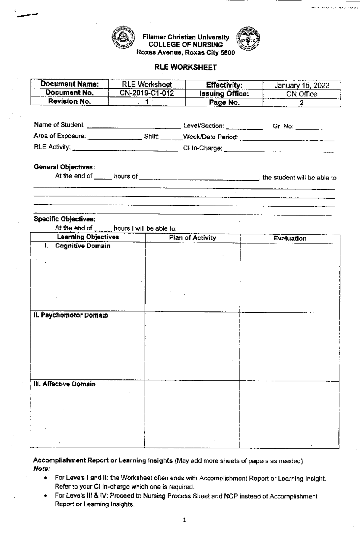 Objectives - bhbbhb - Nursing - Studocu