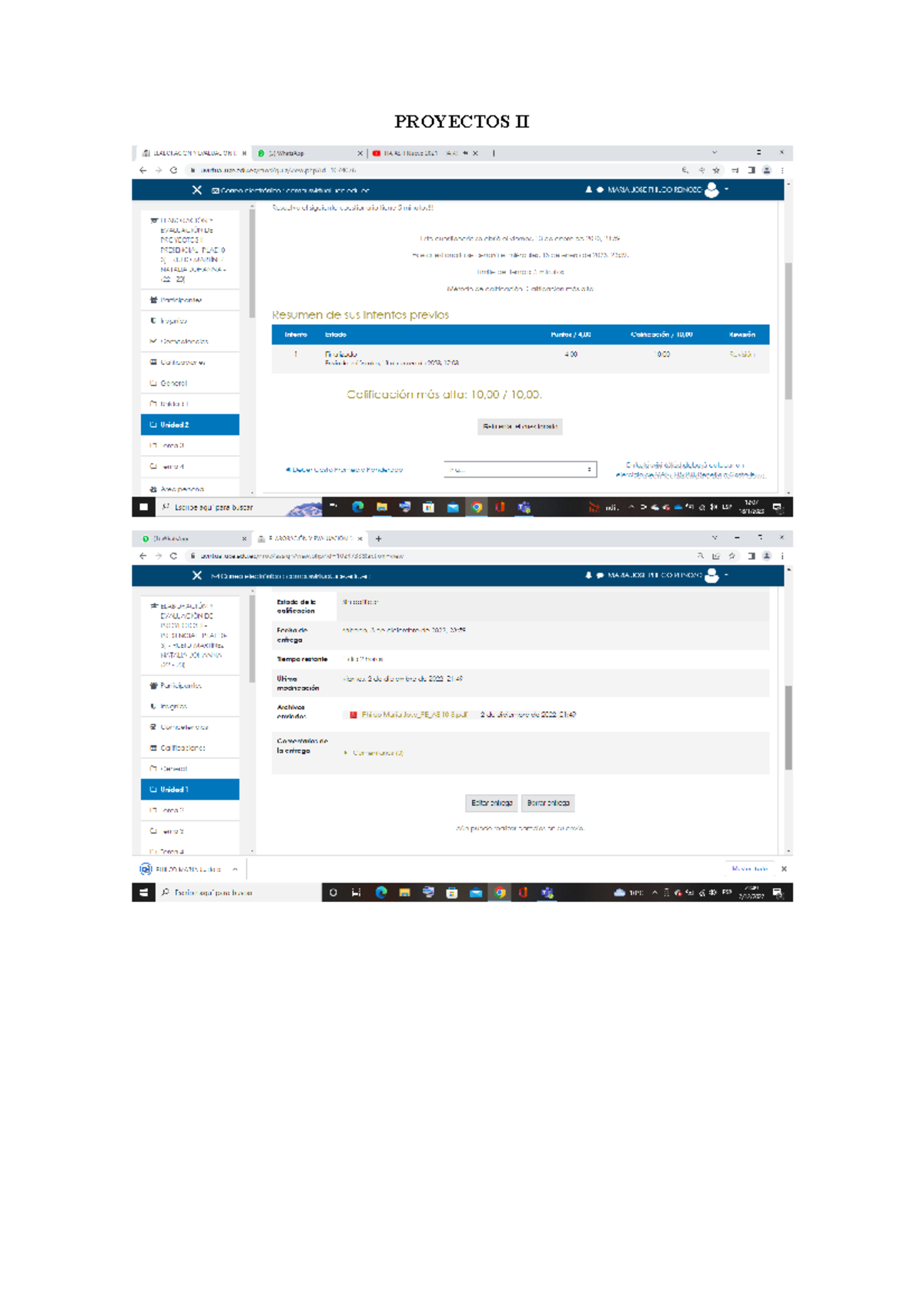 Registro DE Tareas 10-3 - Matematica Financiera - PROYECTOS II PRUEBA ECONOMIA PRUEBA - Studocu