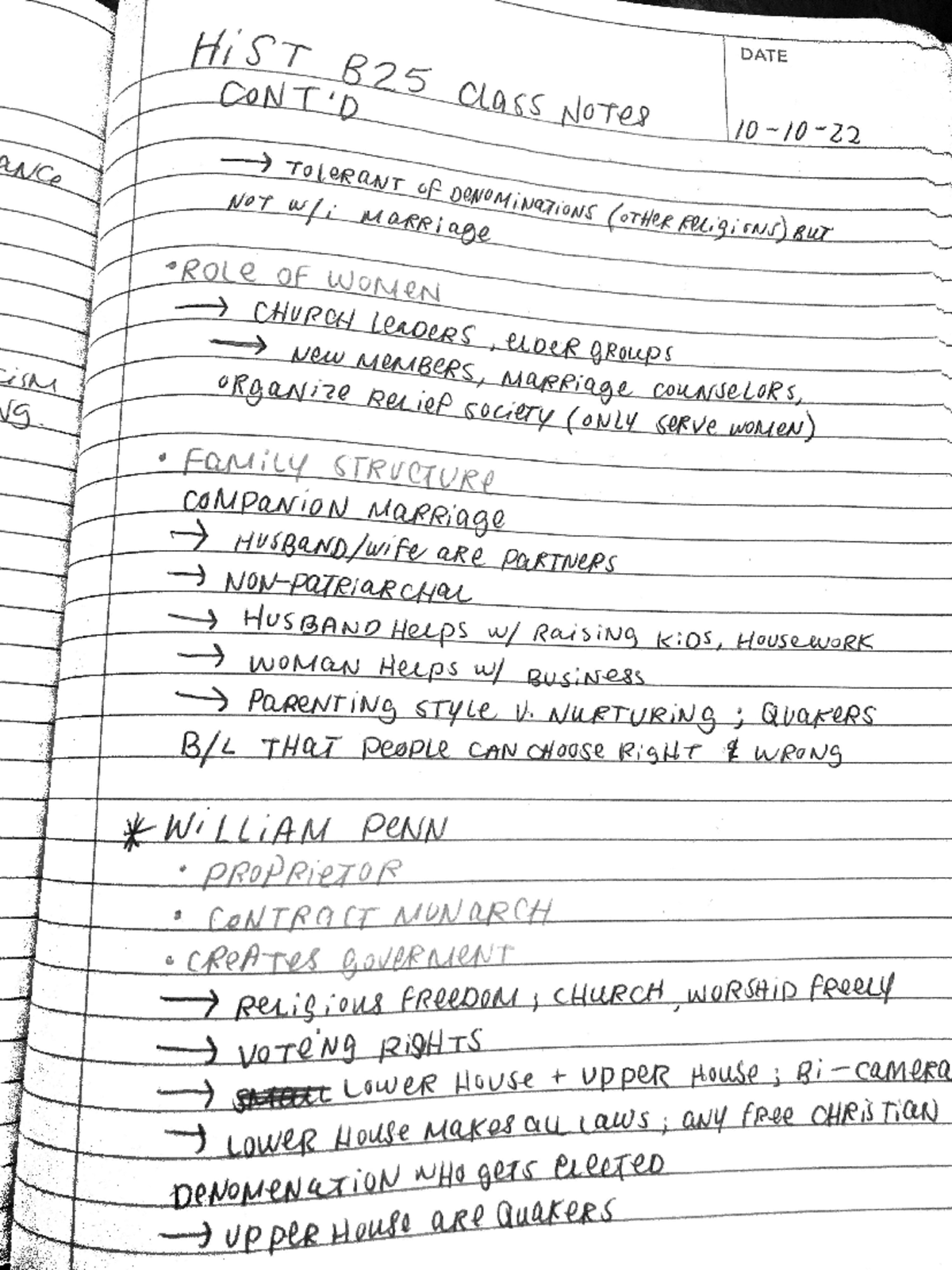 New England notes cont’d - HIST B25 - Studocu