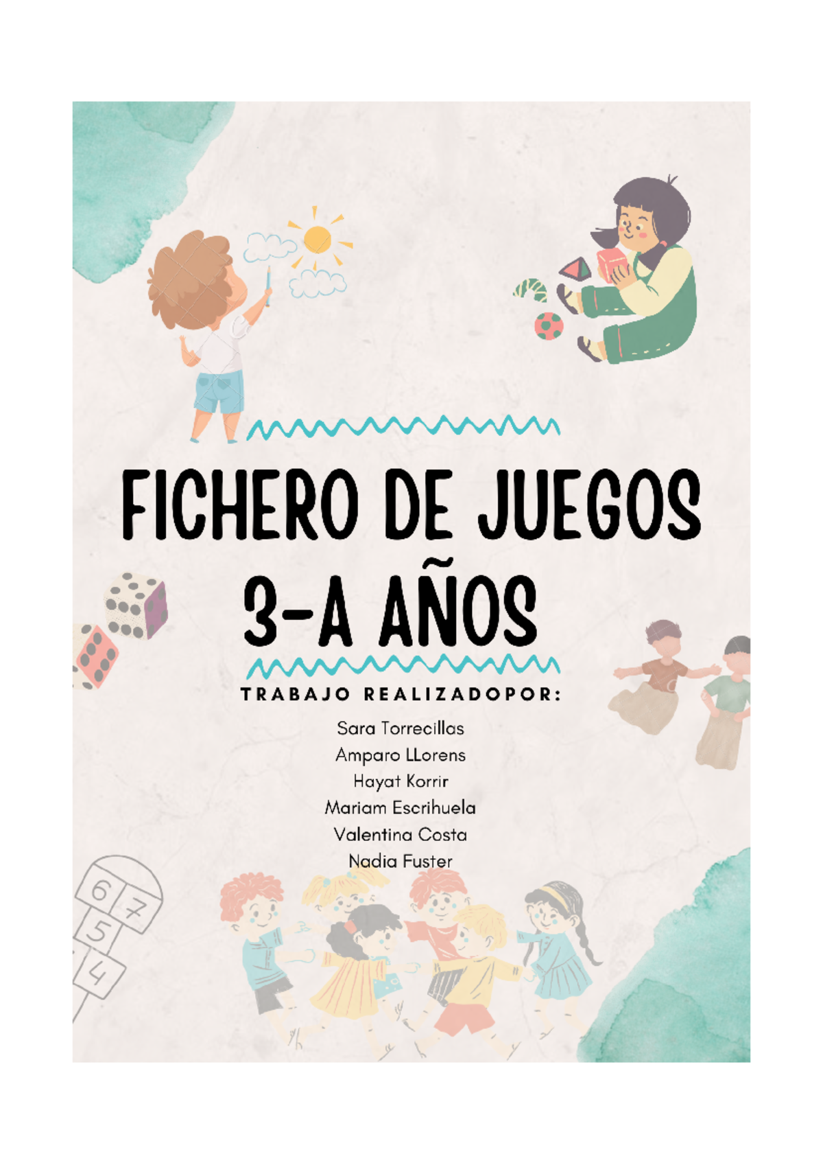Fichero DE Juegos PARA Alumnos DE 3-4 AÑOS. - FICHERO DE JUEGOS PARA ...