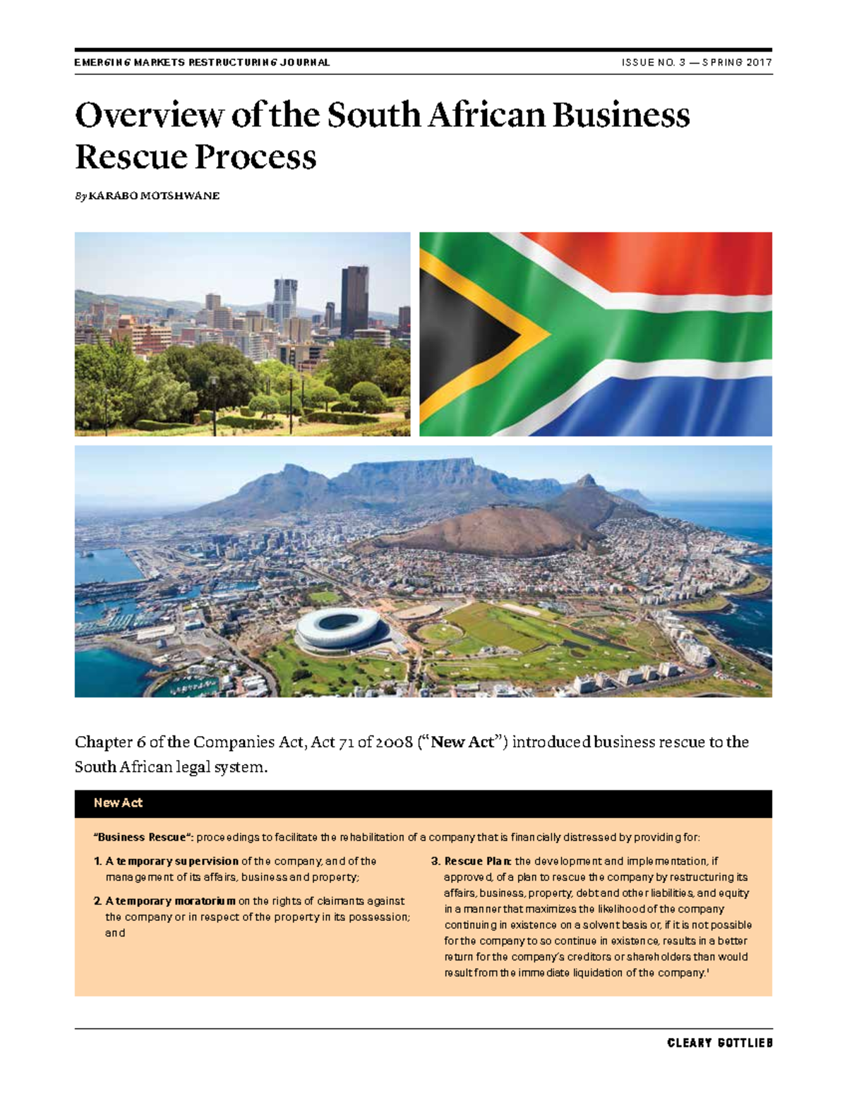 Overview of the South African Business Rescue Process - EBUS1614 - UFS ...