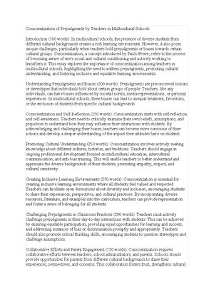 [Solved] Leistyana refers to critical consciousness as the presence ...