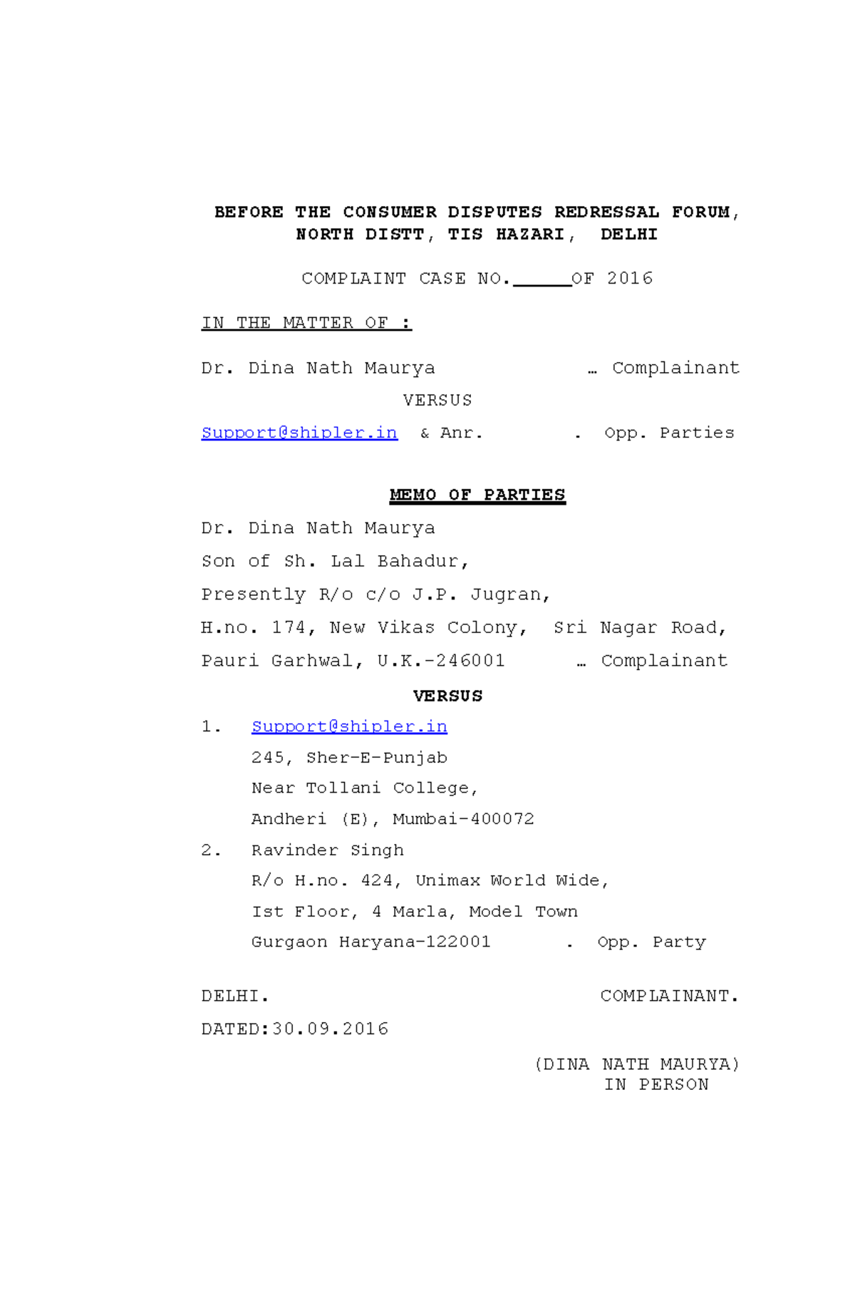 Sample Case File (Consumer Case)-converted - BEFORE THE CONSUMER ...