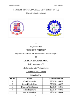 Report-1 - EMBEDDED SYSTEM AN INTERNSHIP REPORT Submitted by GUPTA ...
