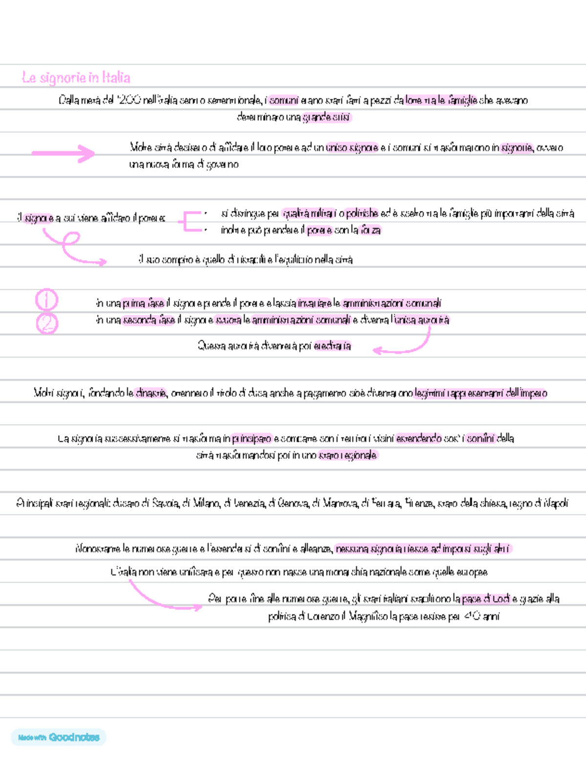 Le signorie in Italia e le scoperte geografiche - Le signorie in Italia ...