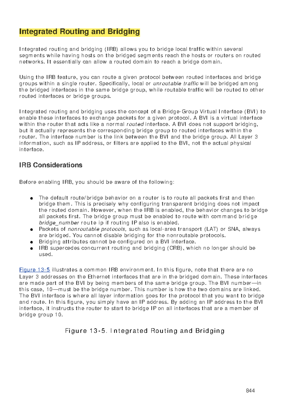 Chapter 13 Configuring Bridging And Data Link Switching Plus Part 2 Integrated Routing And