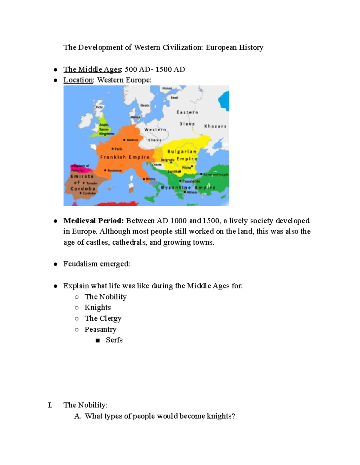 Jenna Rivers 22 - Nobility - The Development of Western Civilization ...