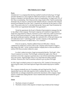 Objective Legal Memo example - MEMORANDUM To: Finance Minister of ...