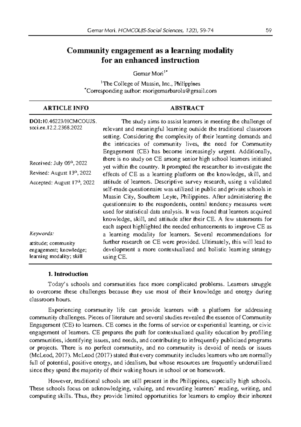 75543-Điều văn bản-181205-1-10-20230117 - Community engagement as a ...