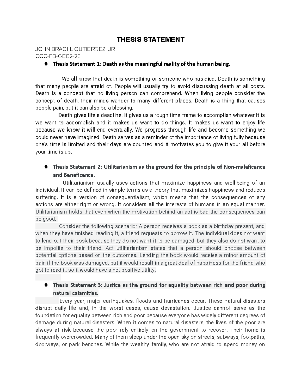 John Bragi Llauderes Gutierrez Jr - Check- Writing A Discussion OF ...