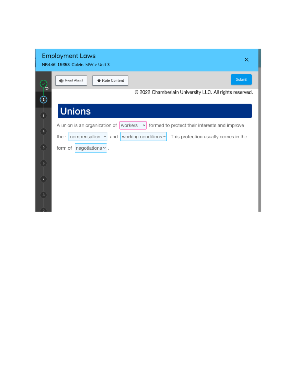 Employment Laws - EDAPT assignment. Answer bank - Employment Laws X ...