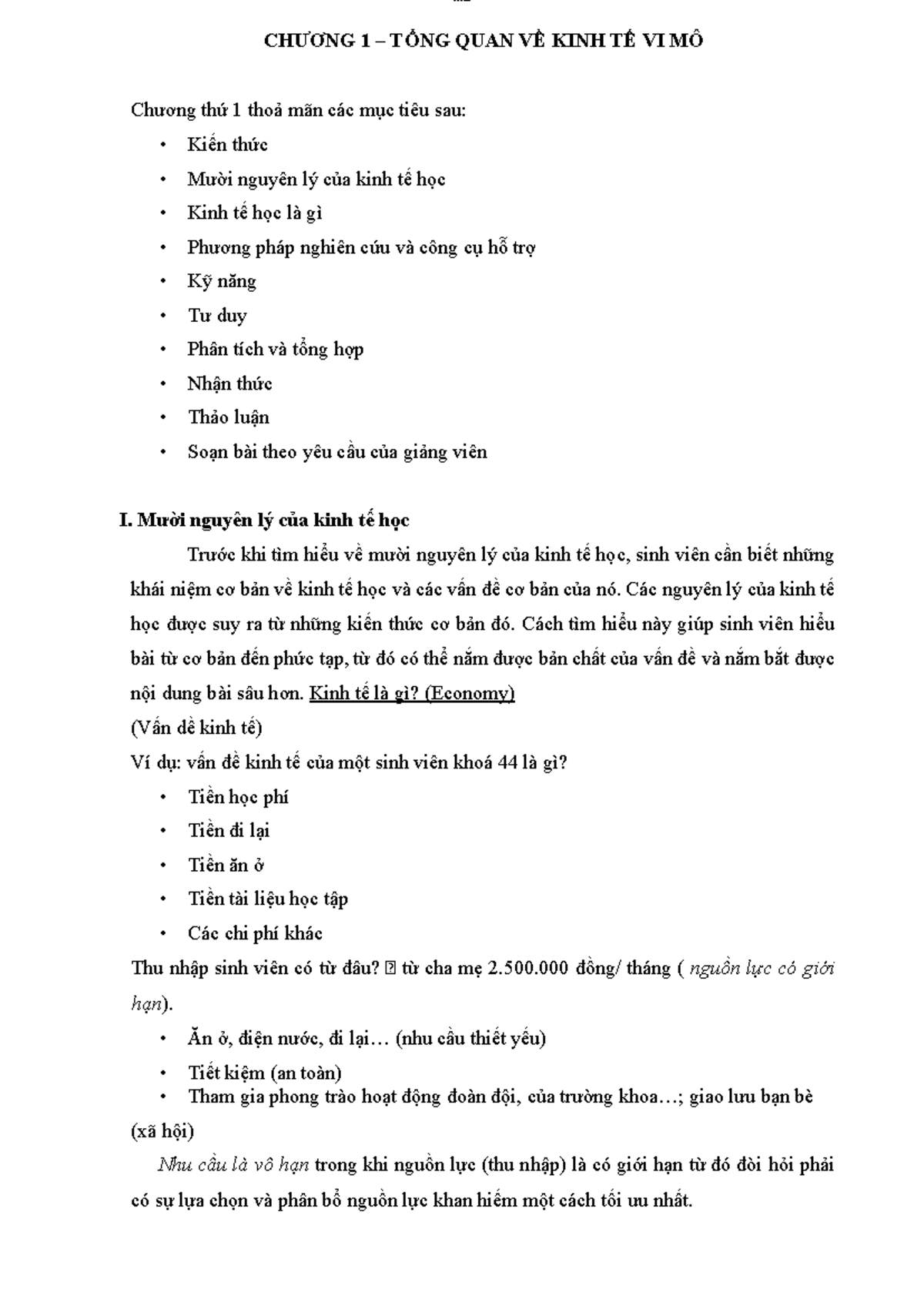 Baigiang ktvm 1 ktvm - bai tap tham khao - ####### CHƯƠNG 1 – TỔNG QUAN ...