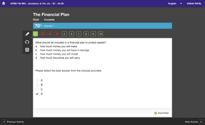 CPSB-T&I Mid - Jacobson, S. Fin. Lit. - Q1 - 24-25 - Imagine Edgenuity for Students 3 - The ...