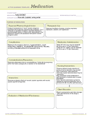 Epinephrine - ACTIVE LEARNING TEMPLATES THERAPEUTIC PROCEDURE A ...