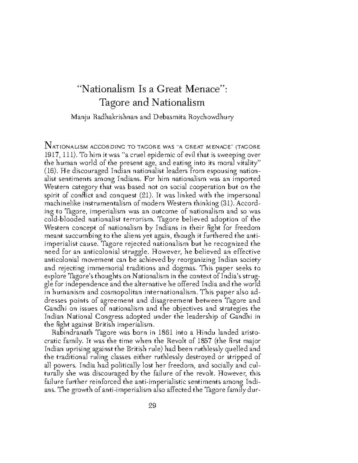 Rabindranath Tagore Universality and Tradition (Patrick Colm Hogan and ...