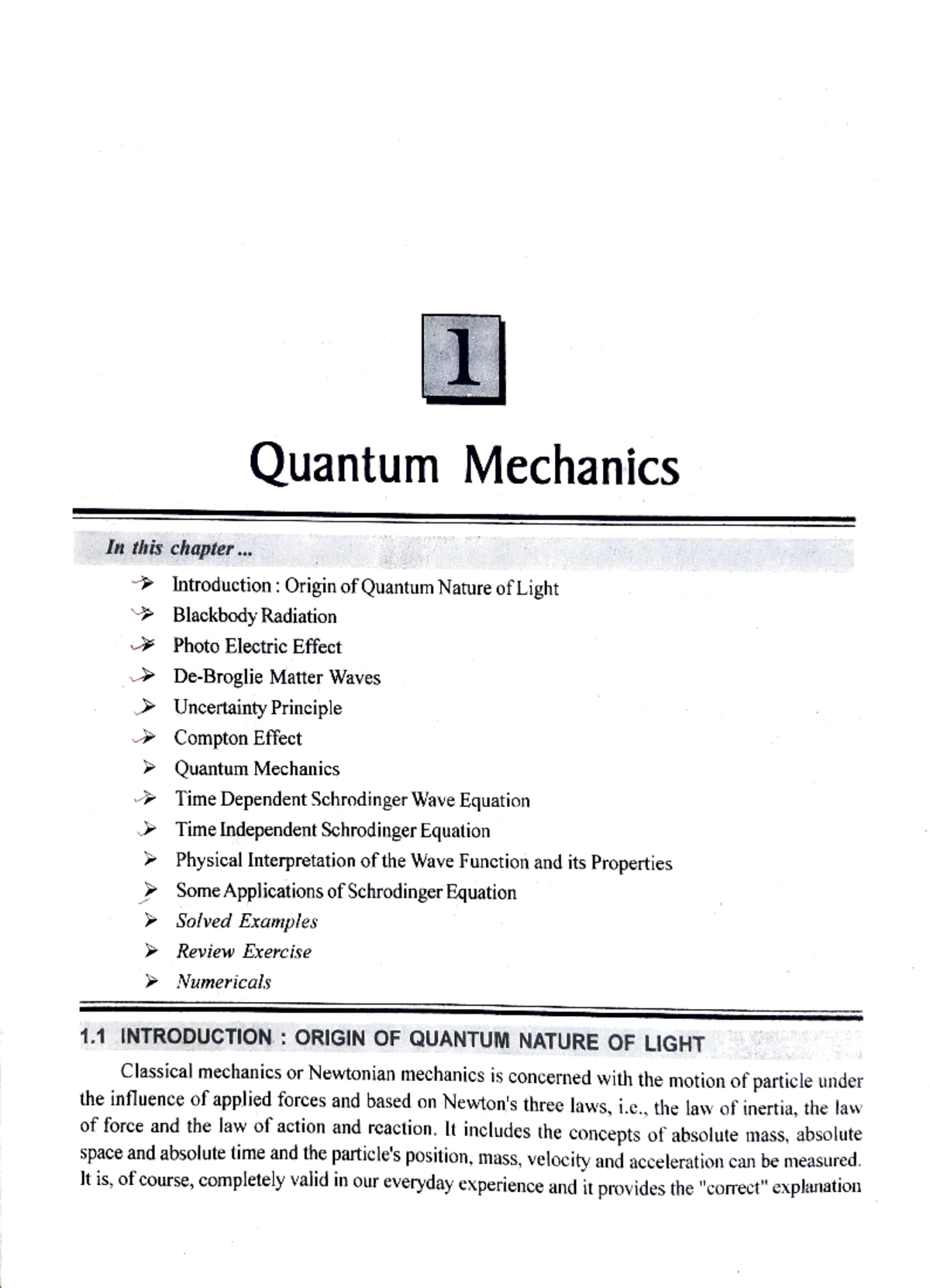 Applied physics notes unit - 1 - 1 Quantum Mechanics In this chapter ...