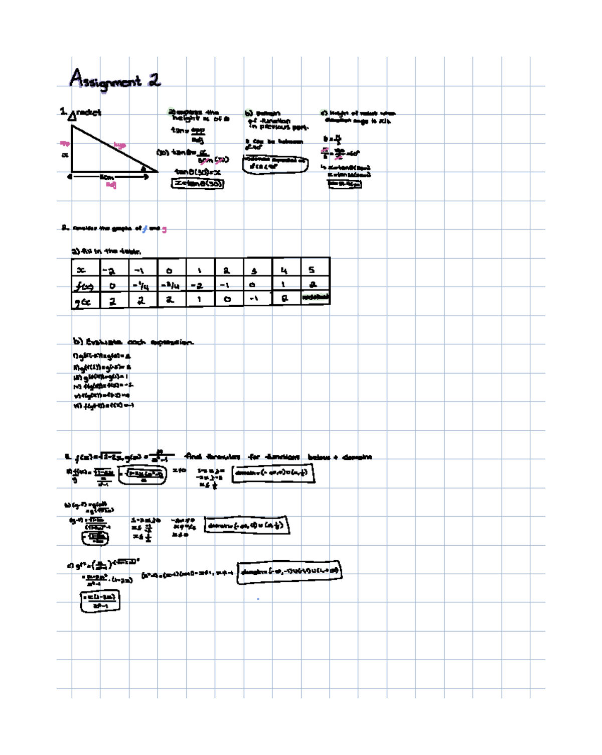 Assignment 5 - MATH 265 - Assignment 2 rocket ahEEEE If f gpan a in is tan P hyp lie between I ...
