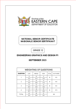 EGD Paper 1 (2023) ENG - NATIONAL SENIOR CERTIFICATE GRADE 12 ...