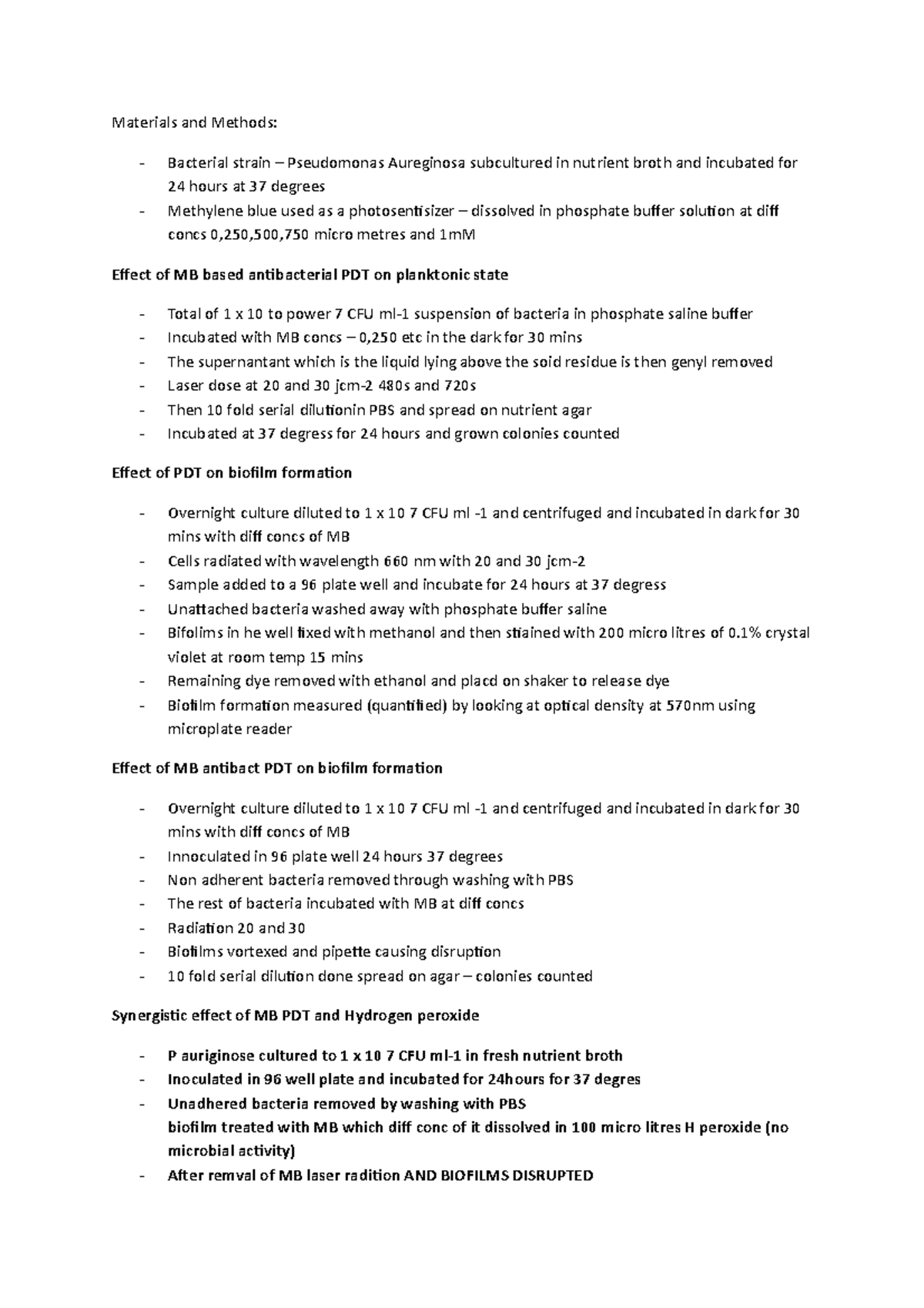VIVA Voca speaking - Materials and Methods: - Bacterial strain ...