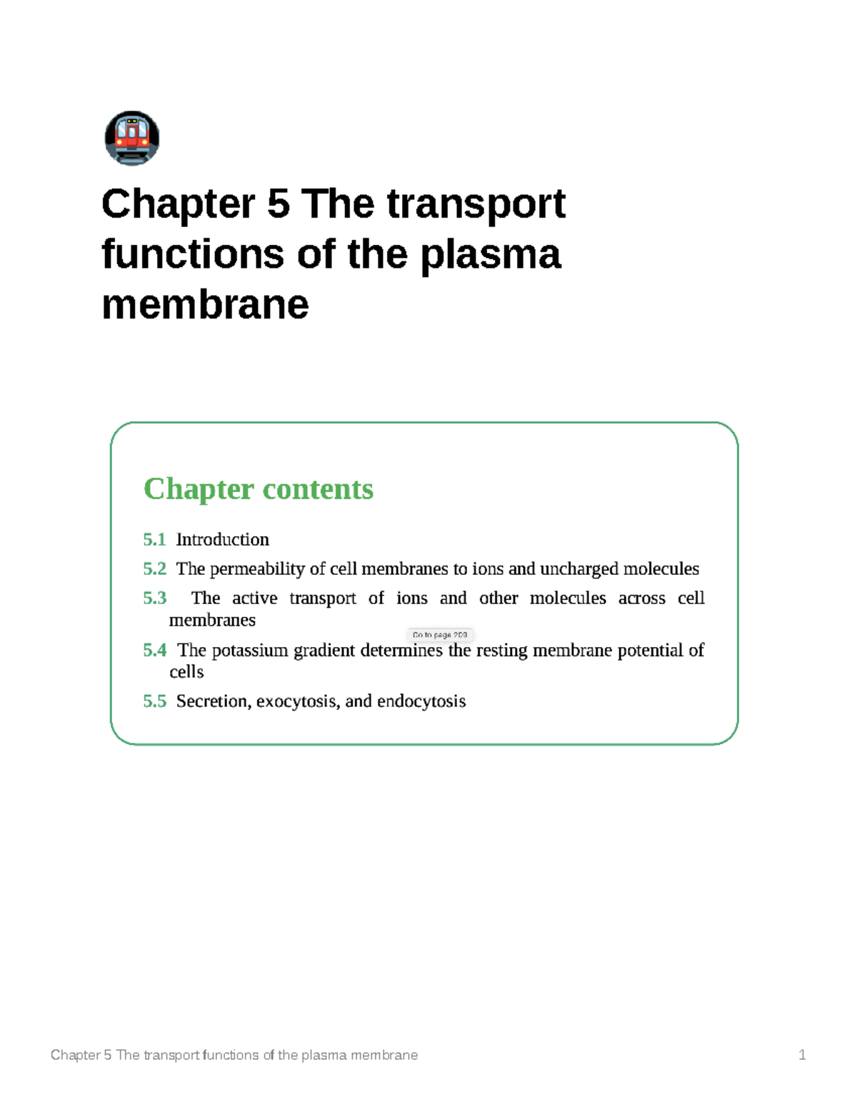 Human Physiology Chapter 5 The transport functions of the plasma ...