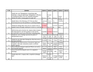 OMBC 202 MM - want to solve this mandatory assignment - MBA - Studocu