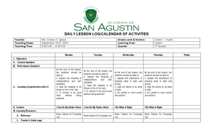 Profed Philosophy OF Education - A. Research on the following philosophies of education ...