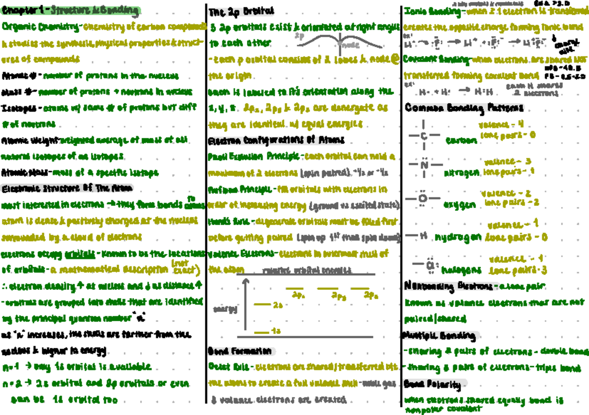 CHE 205 - First Midterm Material -> butmetals & nonmetals ENA> 2 ...