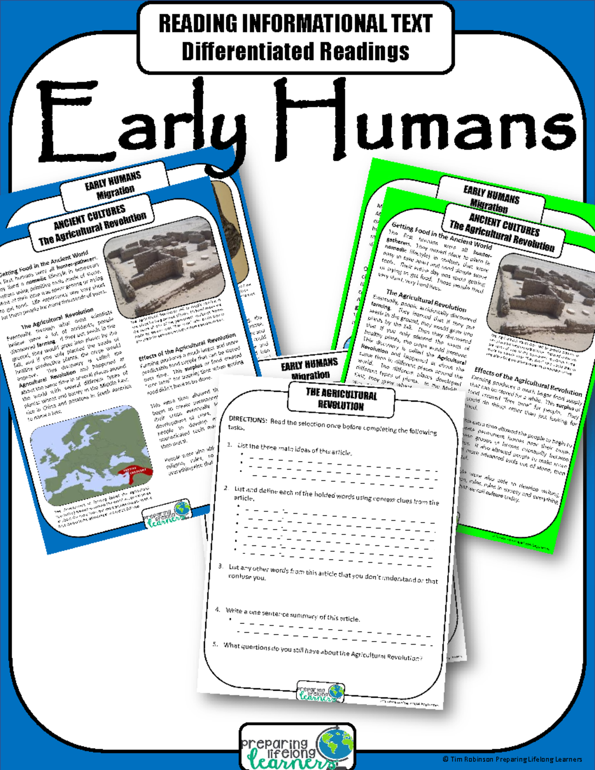 Licurtis Walker - Early Human Differentiated Reading Passages Print ...