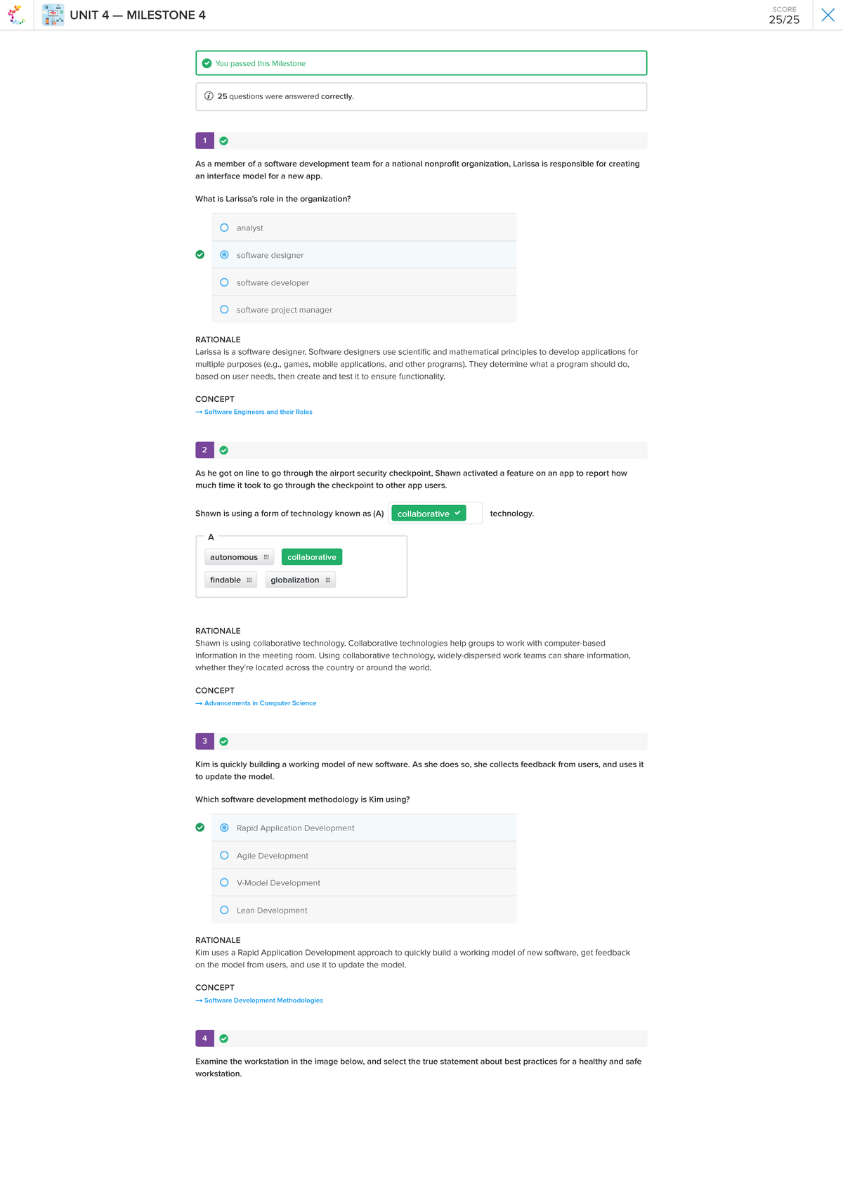 Unit 4 Final Milestone - 1 CONCEPT Software Engineers and their Roles 2 ...