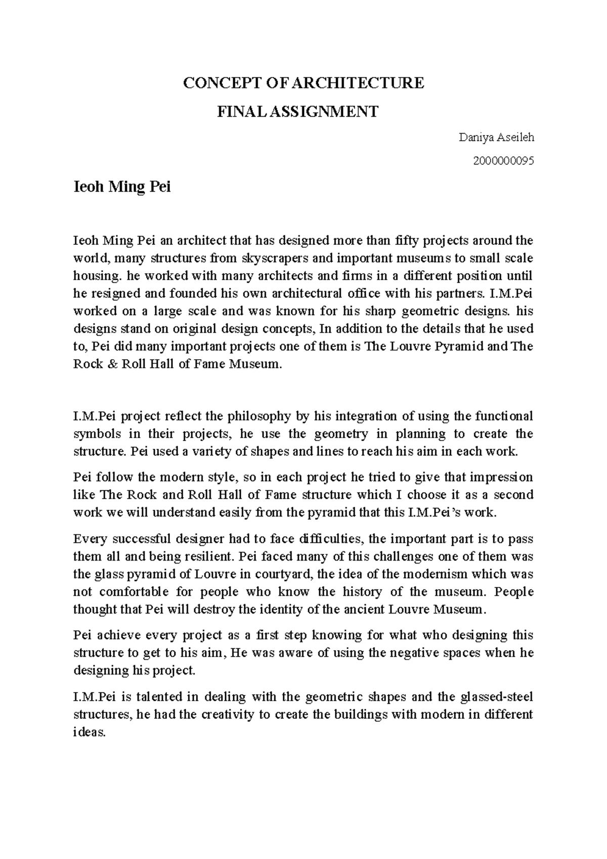 Concept OF Architecture- Final SUB - CONCEPT OF ARCHITECTURE FINAL ...