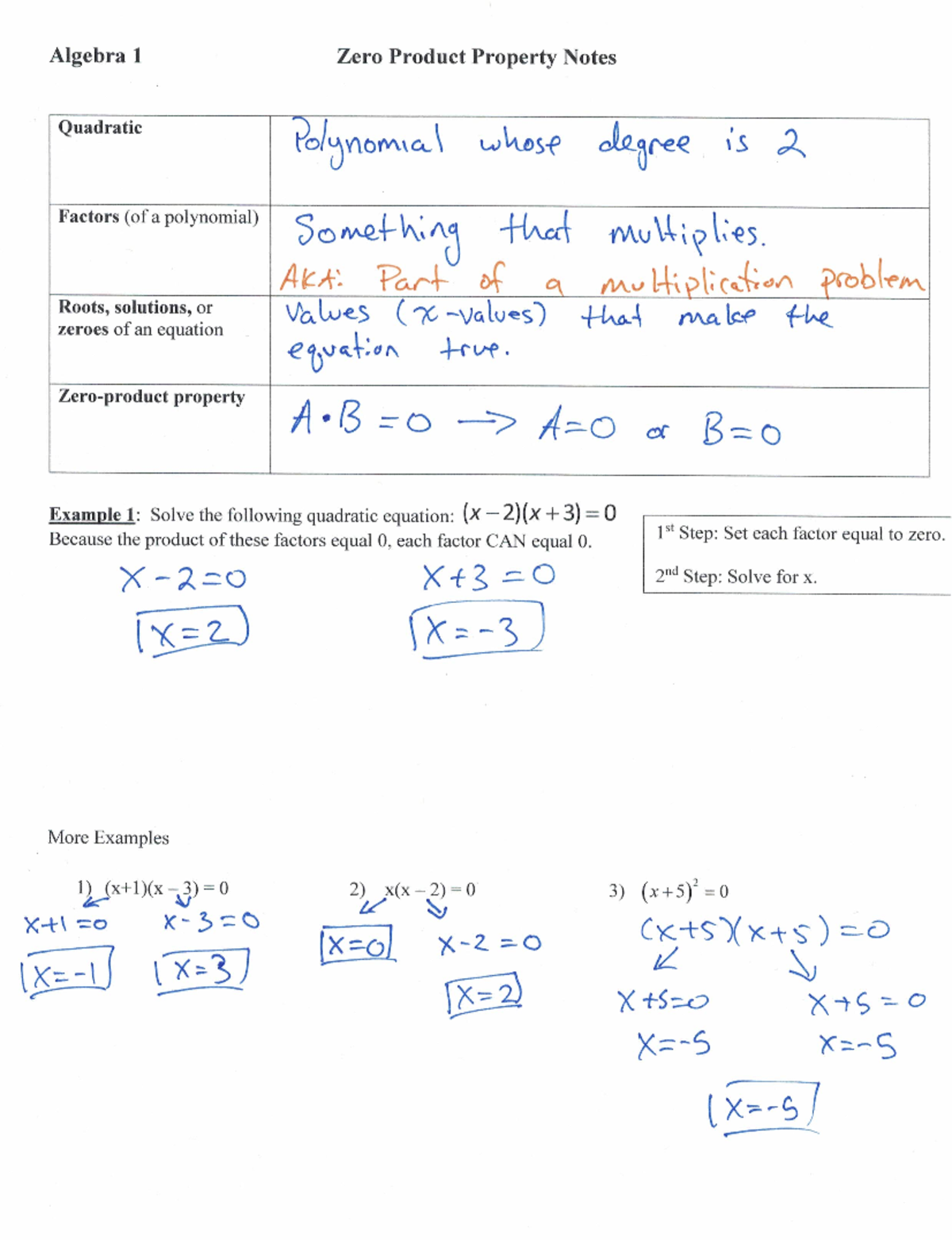 11-21-16. Zero Product Property Completed - Studocu