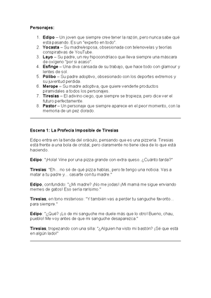 Mitología Y Monologos - Texto - Mitología griega Edipo rey Edipo era ...