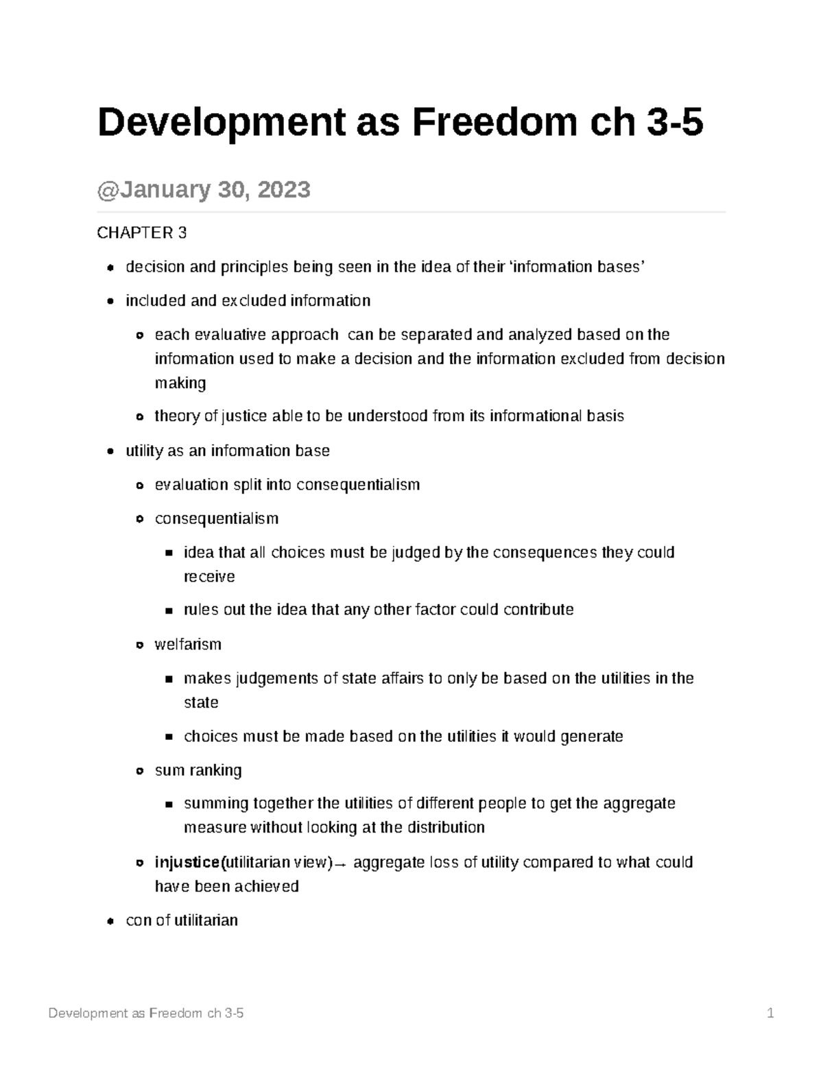 Development as Freedom ch 3-5 - Development as Freedom ch 3- CHAPTER 3 ...